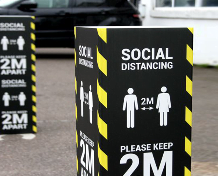 Square Bollard Covers | Printed Square Bollard Covers